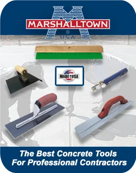 Concrete Finishing Hand Tools from Marshalltown, Hit, and other brands ...