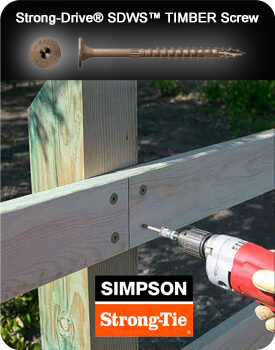 Simpson Strong-Tie HGA10 Hurricane Angles with gussets