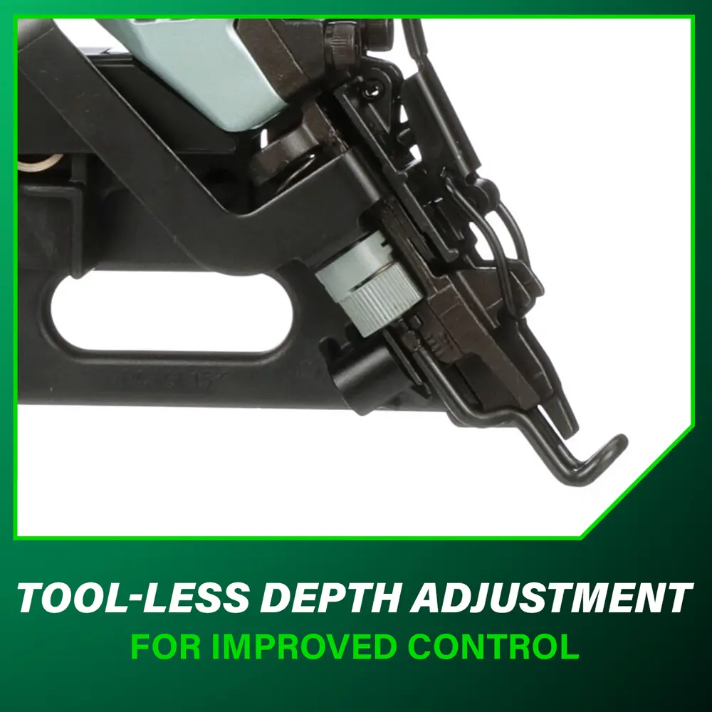 Metabo HPT NT65MA4 2-1/2" 15-Gauge Angled Finish Nailer | 1"-2-1/2 ...