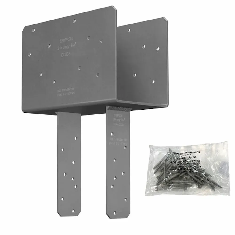 Simpson Strong-Tie CC66 Column Cap – 6x Beam to 6x Post | Available ...