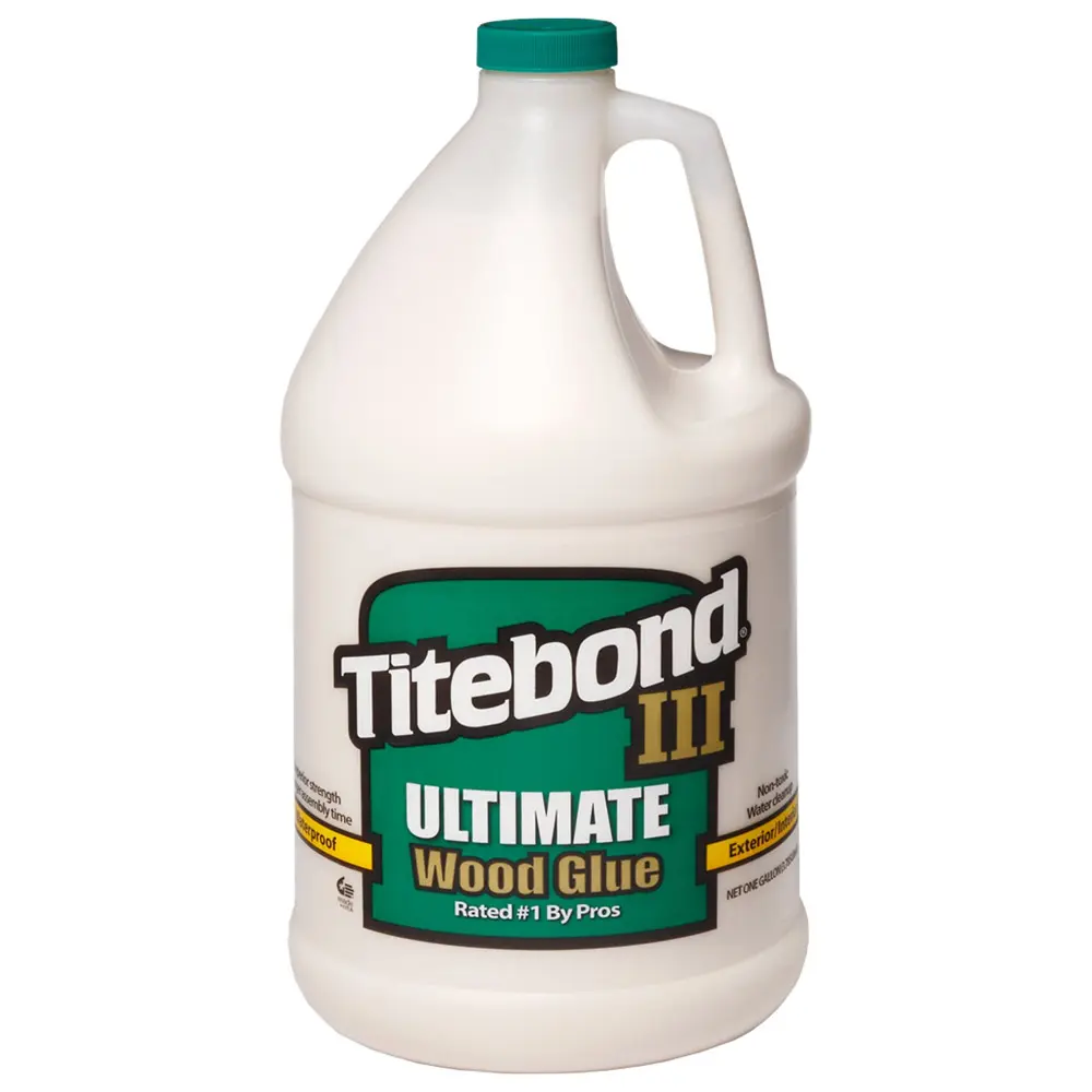 Titebond III Ultimate Wood Glue Gallon (1416) - Waterproof Interior ...