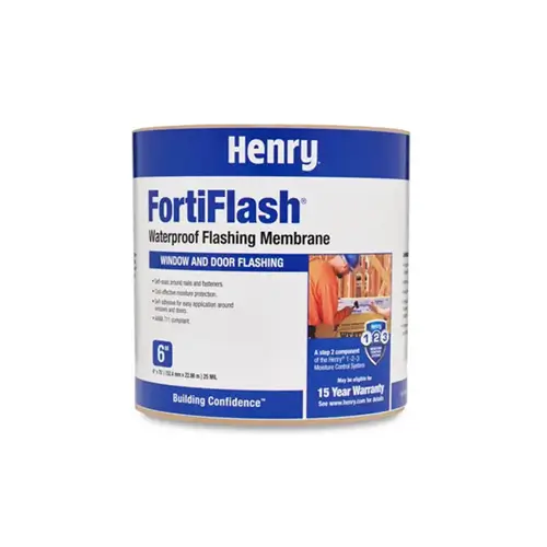 6" x 75' FortiFlash Waterproof Flashing Membrane