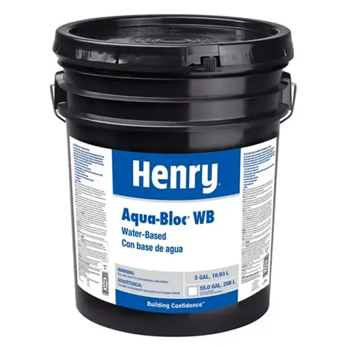 Henry HE784 Aqua-Bloc WB Elastomeric Asphalt Emulsion Waterproofing 5Gal
