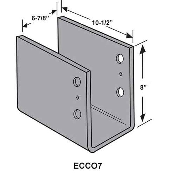 Simpson Strong-Tie ECCO7 End Column Cap