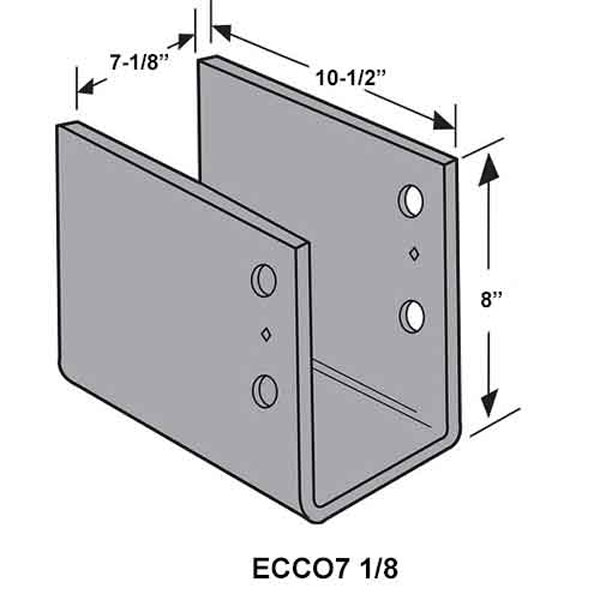 Simpson Strong-Tie ECCO7 1/8 End Column Cap