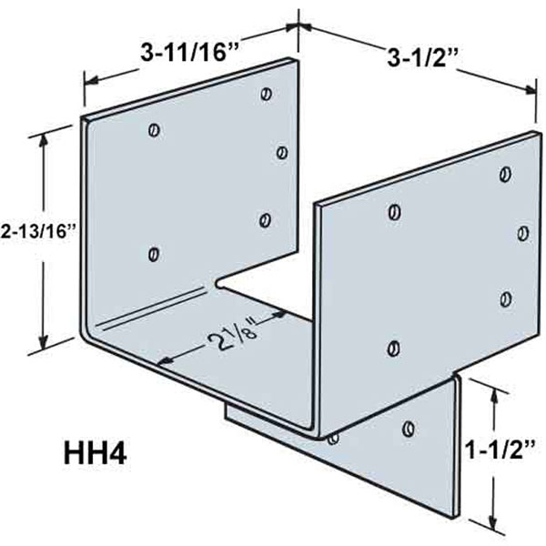 Simpson Strong-Tie HH4 4x Header Hanger