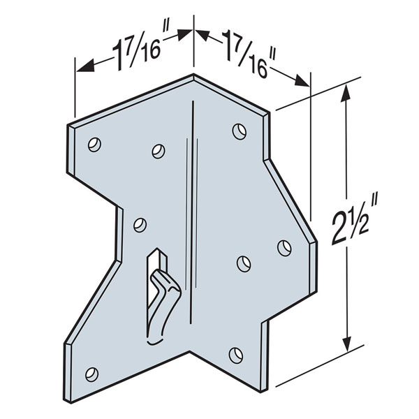 Simpson Strong-Tie A34 Framing Clips