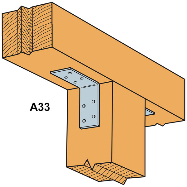 Simpson Strong-Tie A33 90° Framing Angle Clip