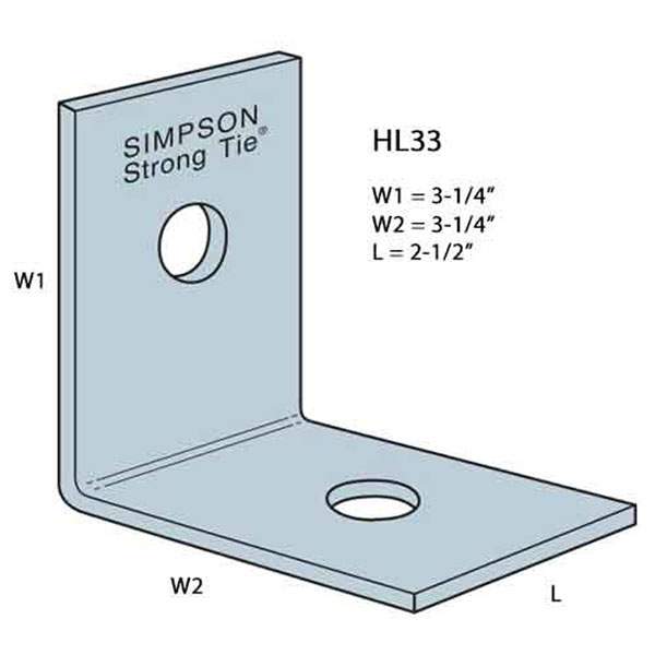 Simpson Strong-Tie HL33 Heavy Angle