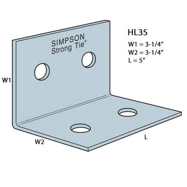 Simpson Strong-Tie HL35 Heavy Angle