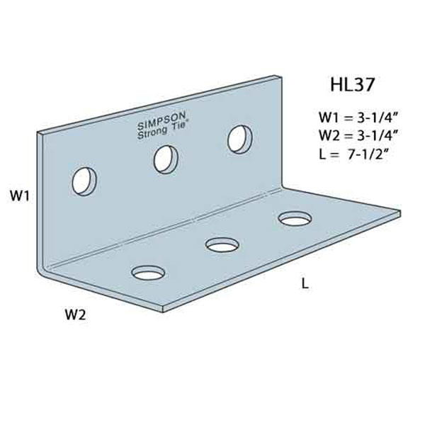 Simpson Strong-Tie HL37 Heavy Angle