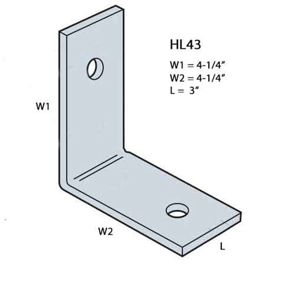 Simpson Strong-Tie HL43 Heavy Angle