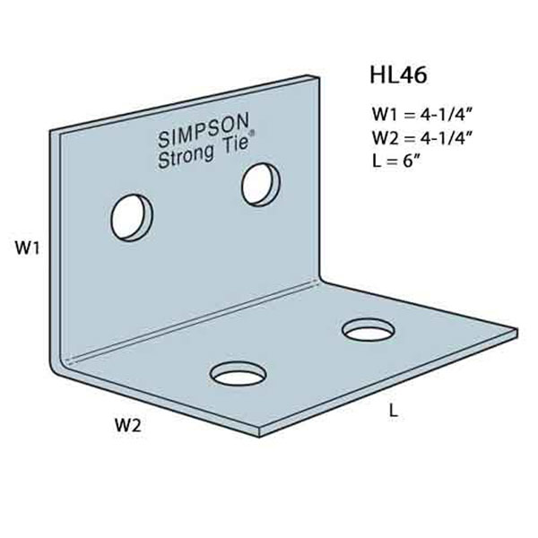 Simpson Strong-Tie HL46 Heavy Angle