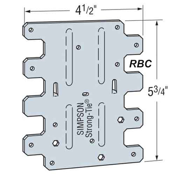Simpson Strong-Tie RBC Roof Boundary Clip