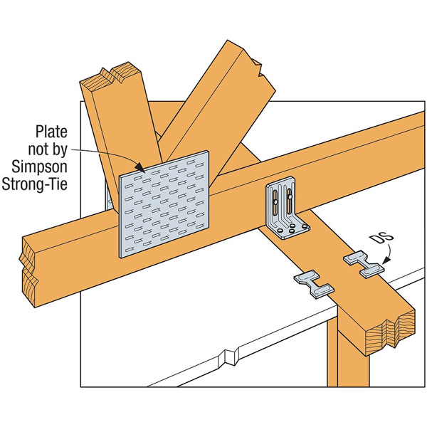 Simpson Strong-Tie DTC Double Slotted Roof Roof Truss Clips